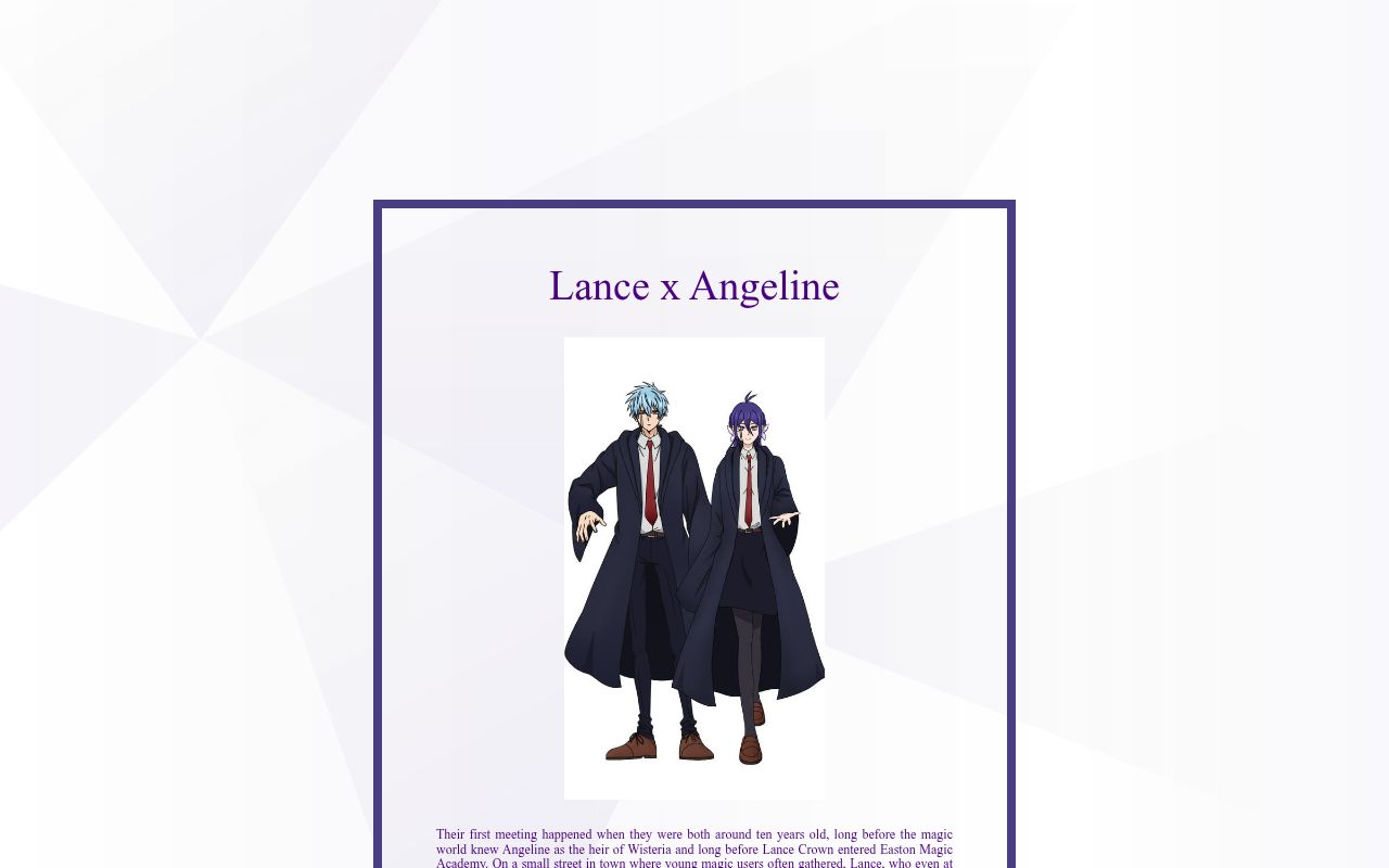 LanceLine's Story